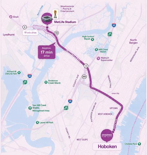Dharma Home Suites Hoboken 15 Min To Metlife Stadium - Union City, NJ