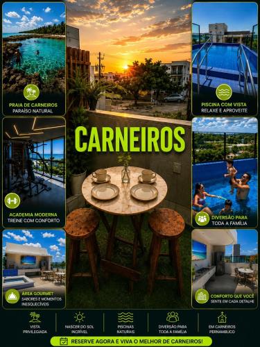 Flat,area Nobre Com Kit Turista Free Em Carneiros - 3 Min Da Praia - Praia dos Carneiros