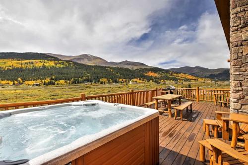 Secluded Alma Log Cabin - Hot Tub - Mountain View - Alma, CO