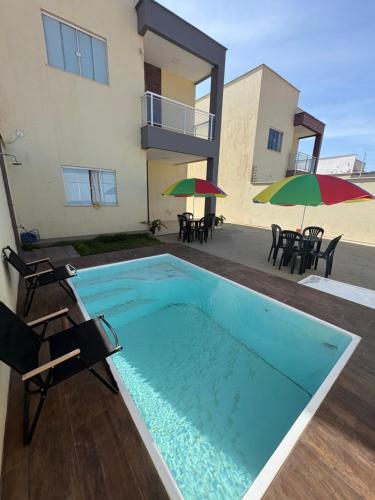 Casa Com Piscina Ate 16 Pessoas 700mts Da Praia Do Aracagy - São Luís