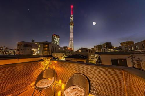 Kuzen Sky Tokyo Skytree 3 Mins Walk, New Building, Max 8 People, Free Parking - Asakusa