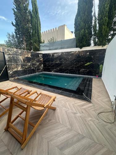Large Ground Floor With Private Pool - チュニス