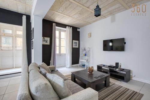 Charming 1br Townhouse Apartment, Valletta Old City - La Valette
