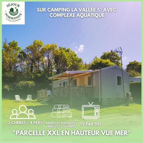 Sejour Normandie - Houlgate - Mobilhome Confort Vue Mer 2ch-4p Avec Tv & Linge - Camping 5 Etoiles - - Normandie