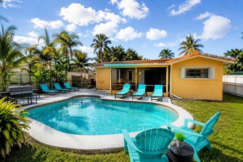 Escapada Tropical Familiar Piscina Privada - Hollywood, FL