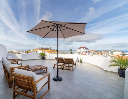 Ocean View Penthouse Studio With 70m2 Privateterrace - Figueira da Foz