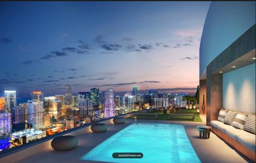 City Dreams- Sauna Rooftop Pool & Parking - 마이애미