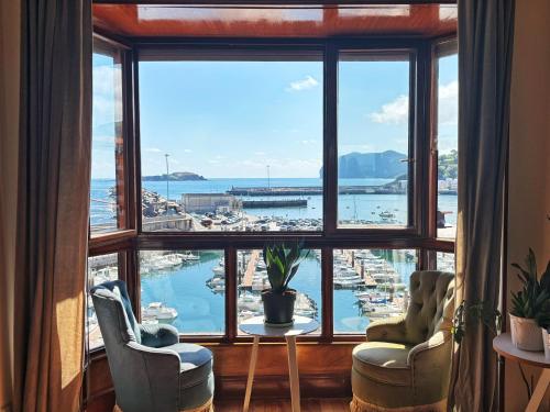 Sunrise Views Over The Port And Sea - Bermeo