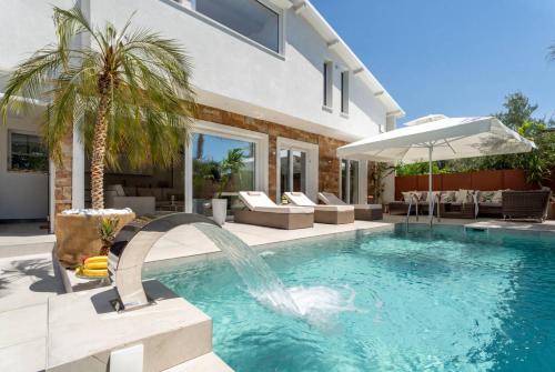 Halkidiki Luxury Villa Palm Oasis Private Pool & Hot Tub - Halkidiki