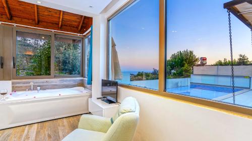 Secluded Sea-view Family Escape Villa Bella 3 Lale - Kalkan
