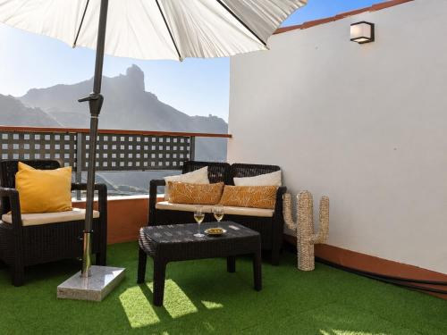 Casa Ada Con Terraza Panoramica Al Roque Bentayga By Canarias Prime Homes - Tejeda