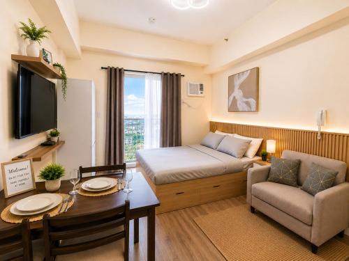 Golf View Studio With Balcony, Wi Fi & Pool Near It Park Cebu - Cebu