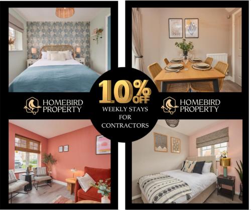 Modern 2bdr House By Homebird Property Management Short Lets & Serviced Accommodation Leeds With Pri - Leeds