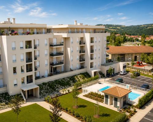 Moderne Et Cosy T2 - Parking & Clim & Piscine & Balcon - Lyon 25 Min - L'Isle-d'Abeau