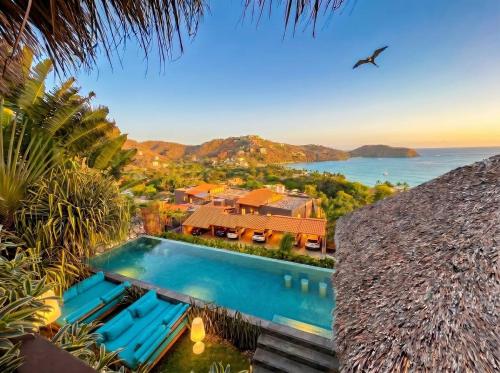 Adults Only Luxe 3br La Ropa Oasis W Ccean View - Zihuatanejo