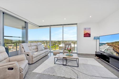 Oceanview Penthouse Caves Beach - Swansea