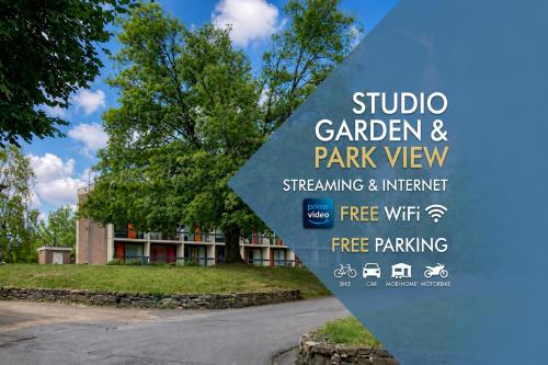 Nature Studio Deck - 3 Countries - Free Parking - Aachen