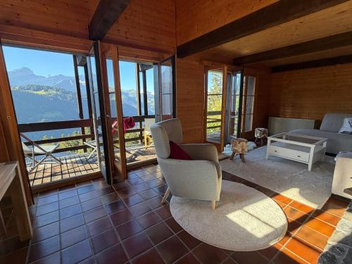 Beautiful Chalet With Exceptional Views, Ski-to-door, Very Quiet - Gryon