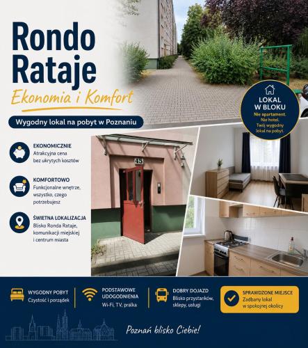 Rondo Rataje - Ekonomia I Komfort! - Poznań