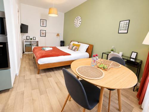 L'eden Rouennais -Studio Cosy - Gare Rouen A 2 Min- Fibre 700mb - Cœur De Rouen - Mont-Saint-Aignan