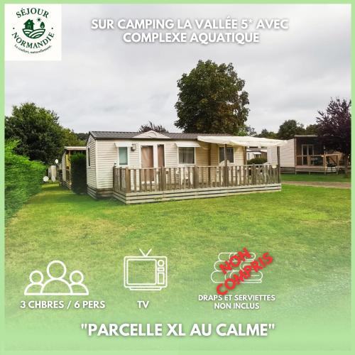 Houlgate-420- Mobilhome Cosy 3 Chambres 6 Personnes Camping 5 Etoiles - Calvados