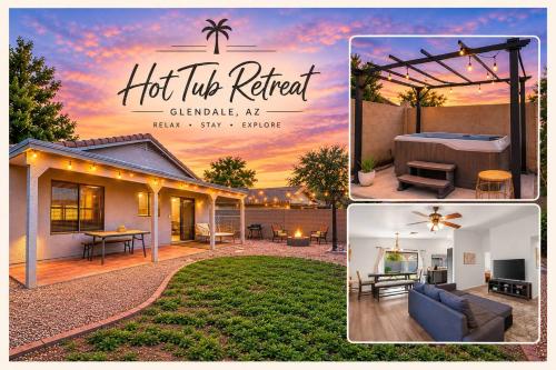 Hot Tub Retreat W Firepit And Bbq Mins To Westgate, State Farm - Glendale, AZ