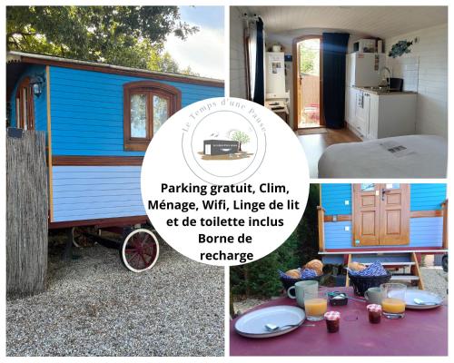 Roulotte Authentique Aux Portes Du Beaujolais Climatisee Avec Terrasse Privative & Borne De Recharge - Belleville, France