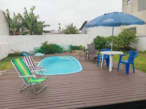 Quarto Azul Com Cozinha E Piscina So Sua - Capão da Canoa