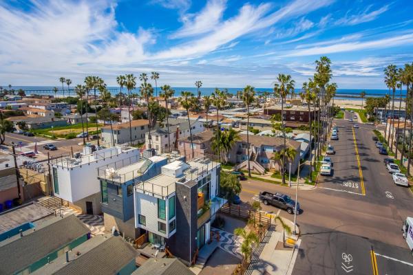 Modern Beach Home Steps To The Sand - 聖地亞哥, CA