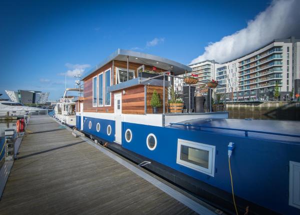 Barge At Titanic - Belfast