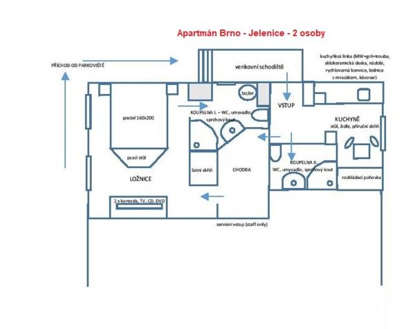 Apartmán Brno Jelenice - Brno
