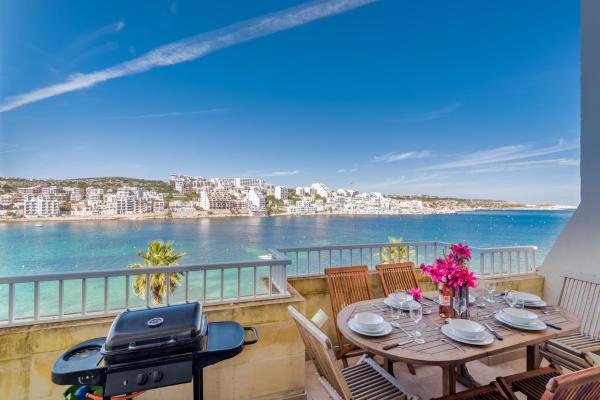 Blue Harbour Seafront 3 Bedroom Apartment, With Spectacular Sea Views From Terrace - By Getawaysmalta - Malta
