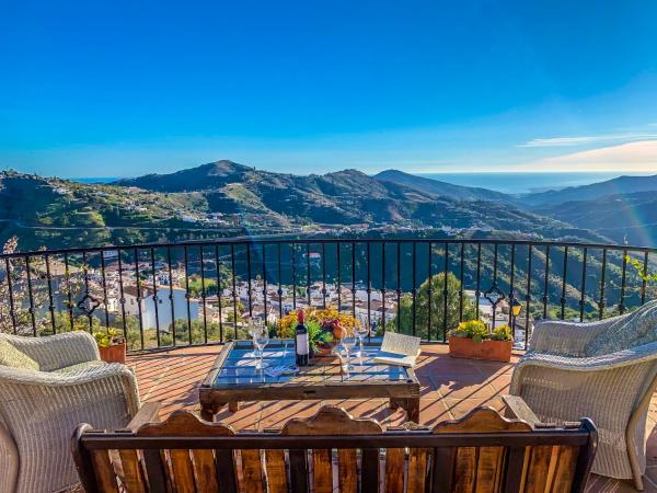 Casa Madre Tierra Con Jacuzzi Piscina Zona De Barbacoa Y Preciosas Vistas - Cómpeta