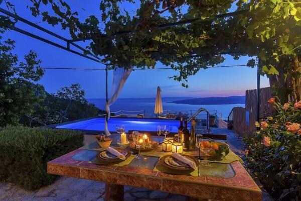 Holiday Home Marta With Heated Pool,grill,sea View - Brela