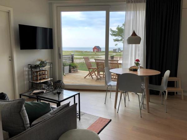 Superfint Boende Med Havsutsikt, Tofta Strand - 哥得蘭省