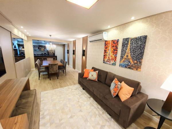 Apto Luxo 800m R. Coberta | 2 Suítes | Mobiliado - Gramado