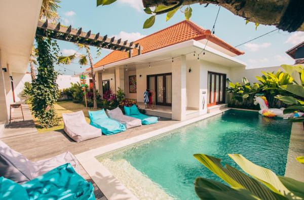 Villa Insta! Luxury Big 5 Star 3brm Villa In Centre Of Canggu - Canggu
