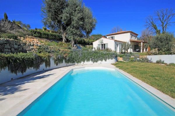 Côte D'azur, Villa New Gold Dream With Heated And Privat Pool, Sea View - Grasse