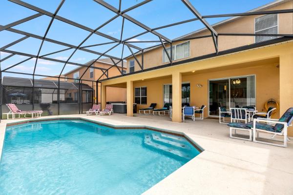 Family Friendly Vacation Home With South Facing Pool - Hot Tub - Game Room - Near Disney - Lake Buena Vista