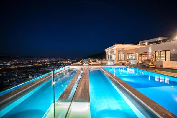 Villa Kedria With A Panoramic Ocean View - Ханья