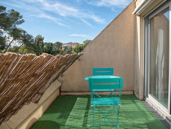 Studio Terrasse Montpellier - Parking Privé - Proche Ligne 1 - Juvignac