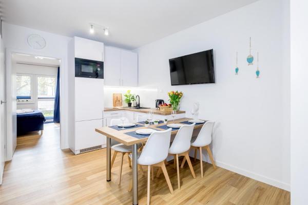 Apartament 2b Niebieskie Apartamenty Poddąbie Dawniej Blue Marine Z Basenem Krytym, Odkrytym, Salą Zabaw, Animacjami - Pologne