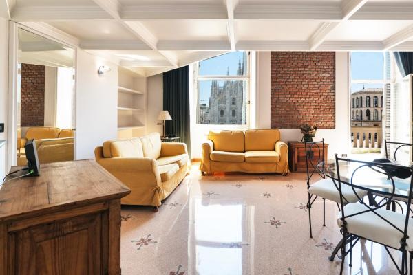 Duomo Cathedral View - Luxury Apartment - Milan