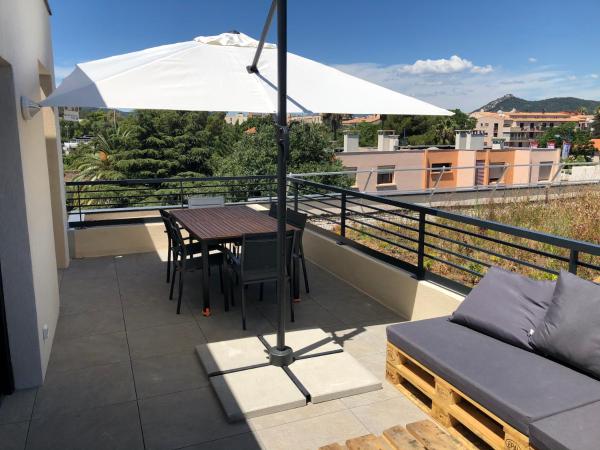 Appartement T3 Neuf Sur Les Toits Avec Terrasse - Plage de Hyères
