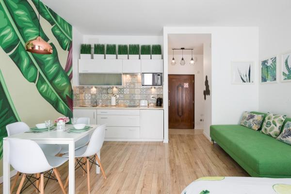 Cozy Modern Studio Green Apartment In Old Town - Krakow