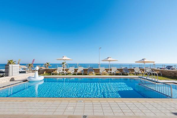 Irida Beachfront Villa For 12 Steps To Amenities - Greece