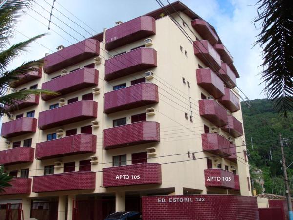 Apartamento Espaçoso Com Ar Condicionado E Wi-fi, A 100 Metros Da Praia - Edifício Estoril - Ubatuba