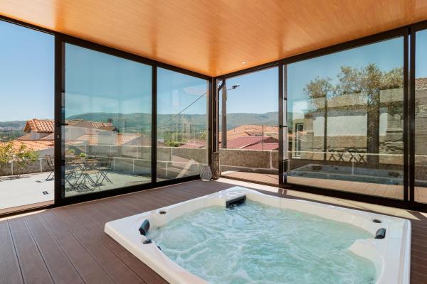 Casa De Lagarinhos Jacuzzi Spa Jogos Gym - Serra Da Estrela - Seia - Gouveia - Sabugueiro