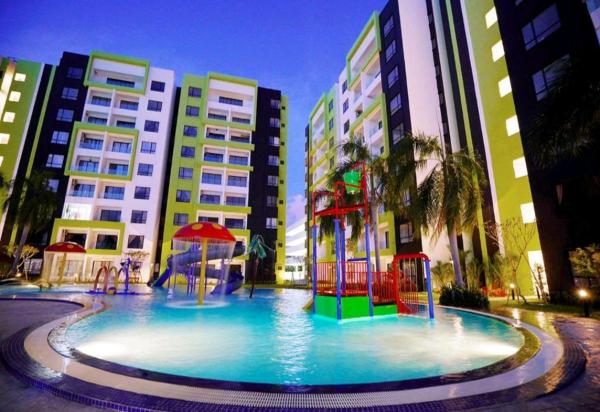 Homestay Comfy Condo With Waterpark, Pool, Playground & Gym - Ipoh