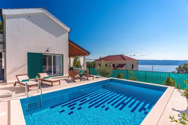 Seaview Villa Lemaro, A 2 Bedroom Villa With 28 Sqm Private Pool In Krilo Jesenice - Dugi Rat